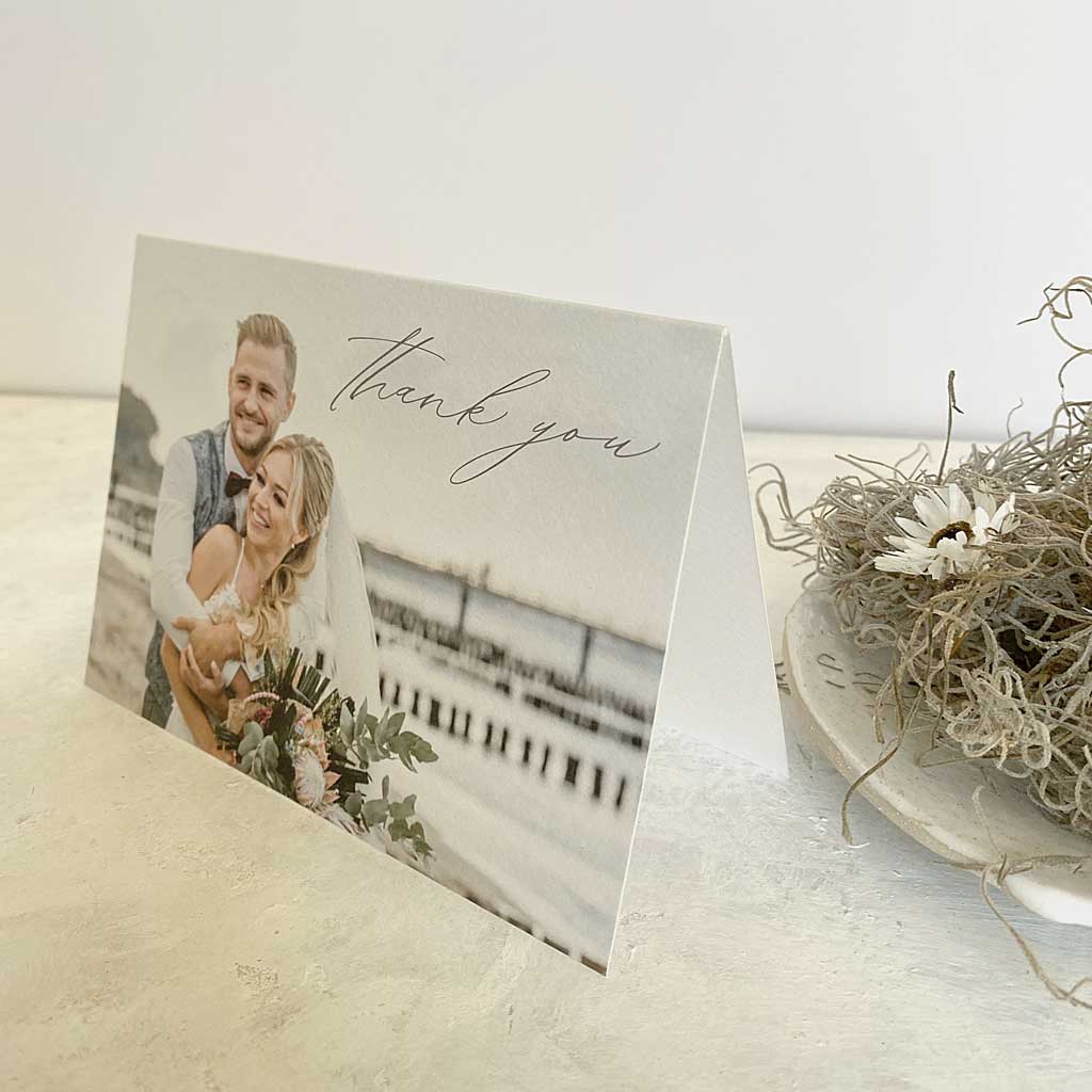 Louise Thank you Cards – Lilac & White