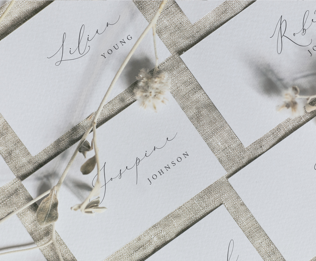 Simple Wedding Table Plan Cards - Stylish Seating Chart Solution ...