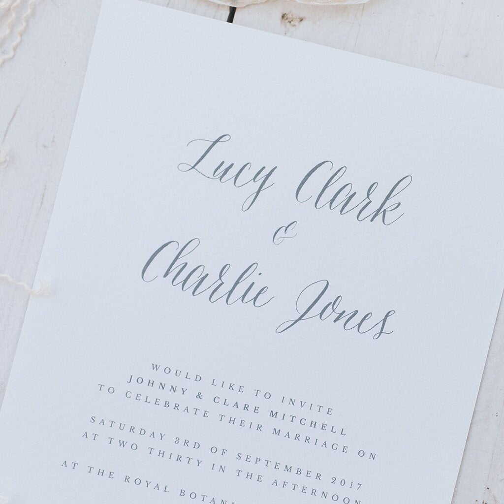 Writing guest names on wedding invitations | Honestweddingadvice.com