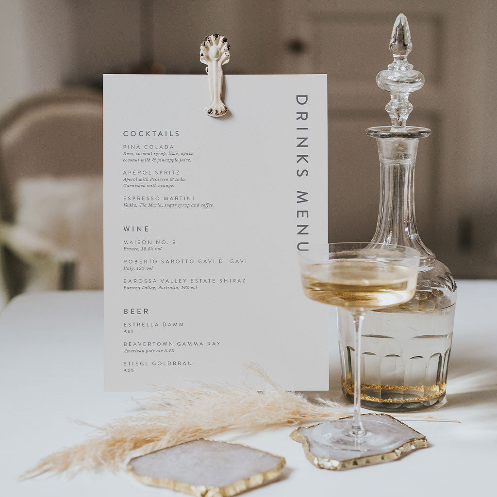 Sarah Bar Sign – Lilac & White