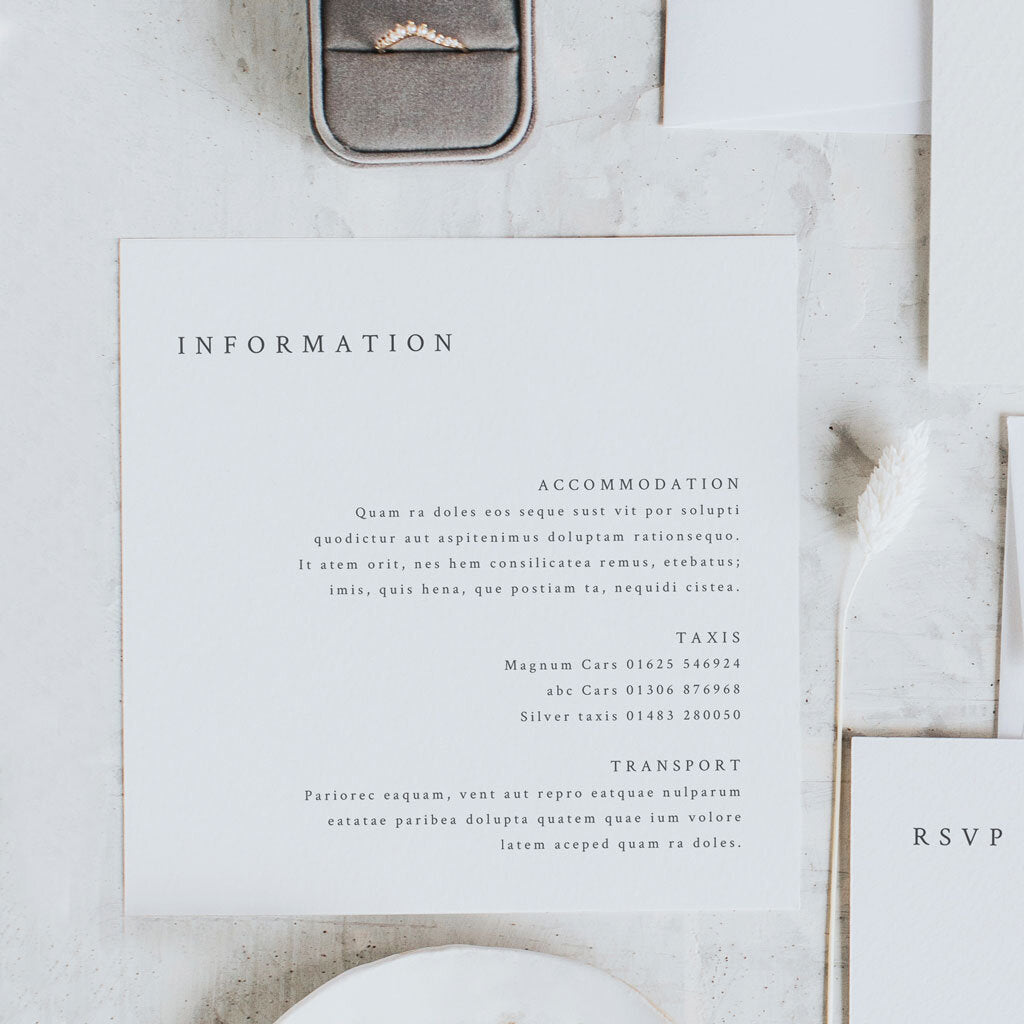 Elegant Wedding Invites | Tara Wedding Invitation - Lilac And White ...